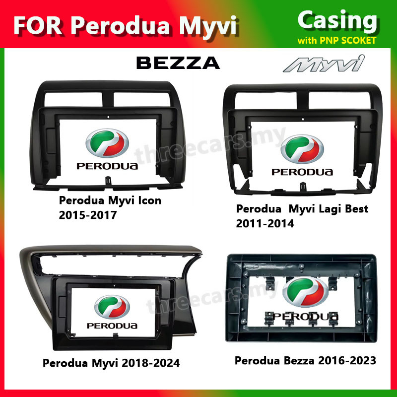 2din 10inch Android Casing Perodua Myvi 2011-2024 Casing Perodua Bezza ...