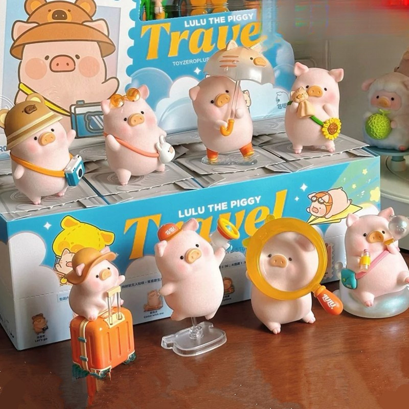 [Genuine] Canned Pig LuLu Pig Travel Series Figure Trendy Toys Doll ...