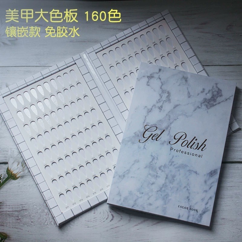 Simple nail art special version 120 160 180 216 308color display board ...