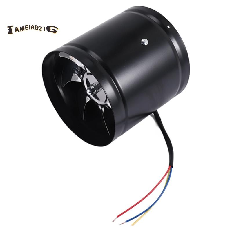 6 Inch High-Speed Exhaust Fan In-Line Duct Kitchen Extractor Metal ...