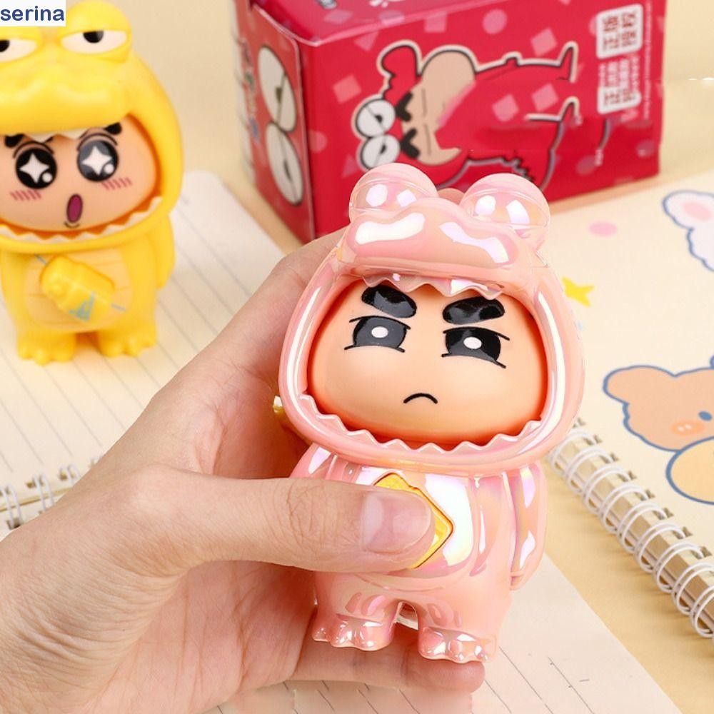 SERINA Crayon Shin-chan Face Changing Doll, With Keychain Plastics Shin ...