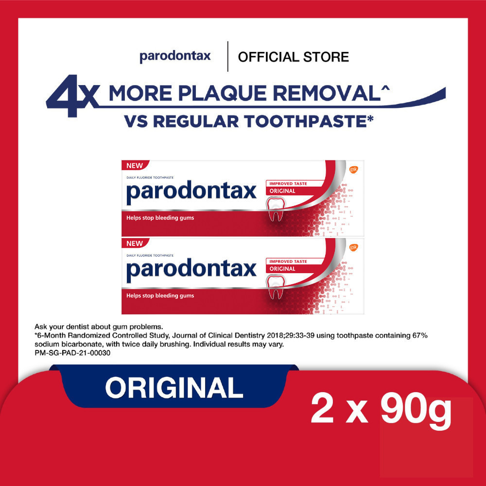 [2 Packs] PARODONTAX Toothpaste, Helps Stop Bleeding Gums, Oral Care ...