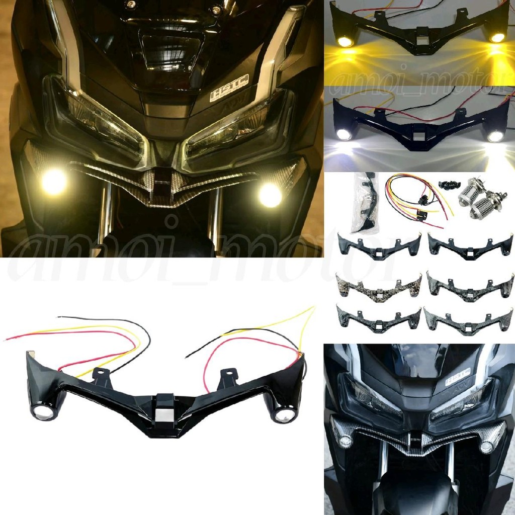 ADV160 ADV160 WINGLET WITH SPOTLIGHT FRONT WINGLET PLASTIC LED ...