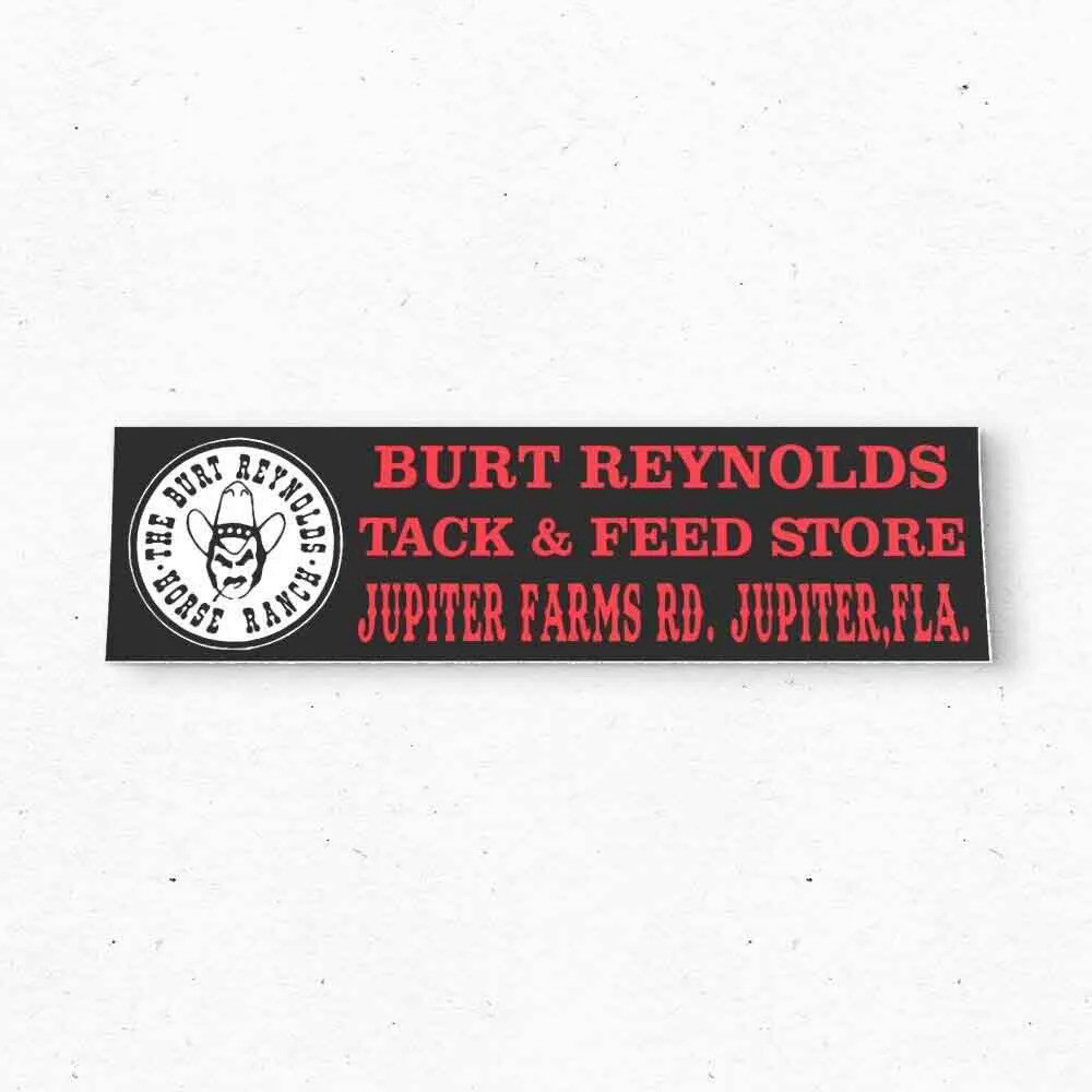 BURT REYNOLDS Store FLORIDA Bumper Sticker - Advertising Vintage Style ...