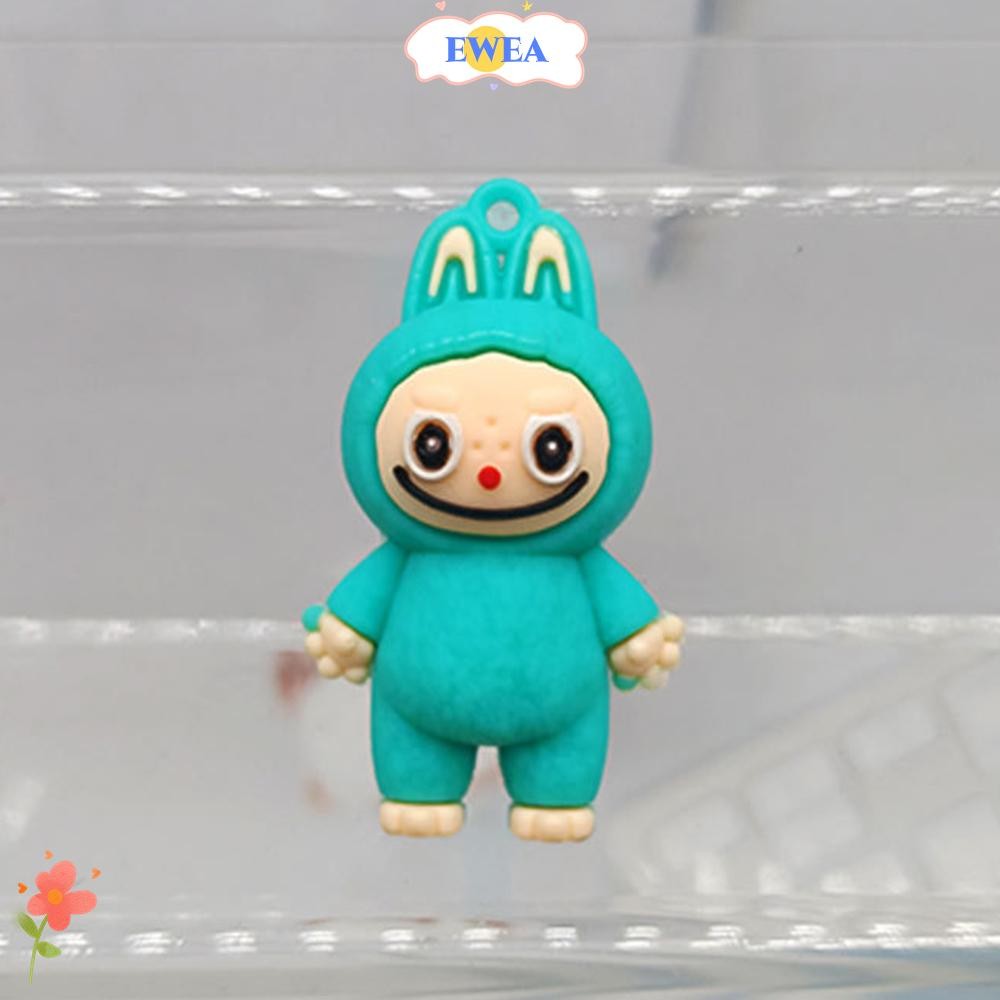 EWEA Labubu KeyChain, PVC Cartoons Labubu Bag Pendant, Cute DIY ...