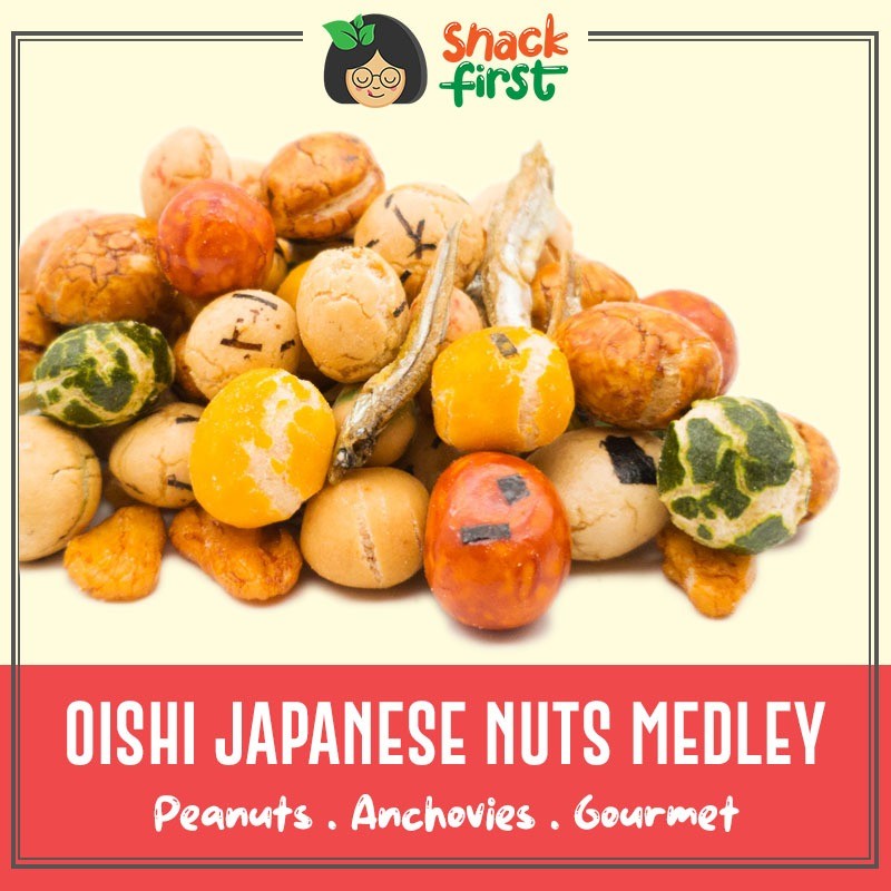 SnackFirst Oishi Japanese Nuts 150g/800g - Crunchy Addictive Peanuts ...