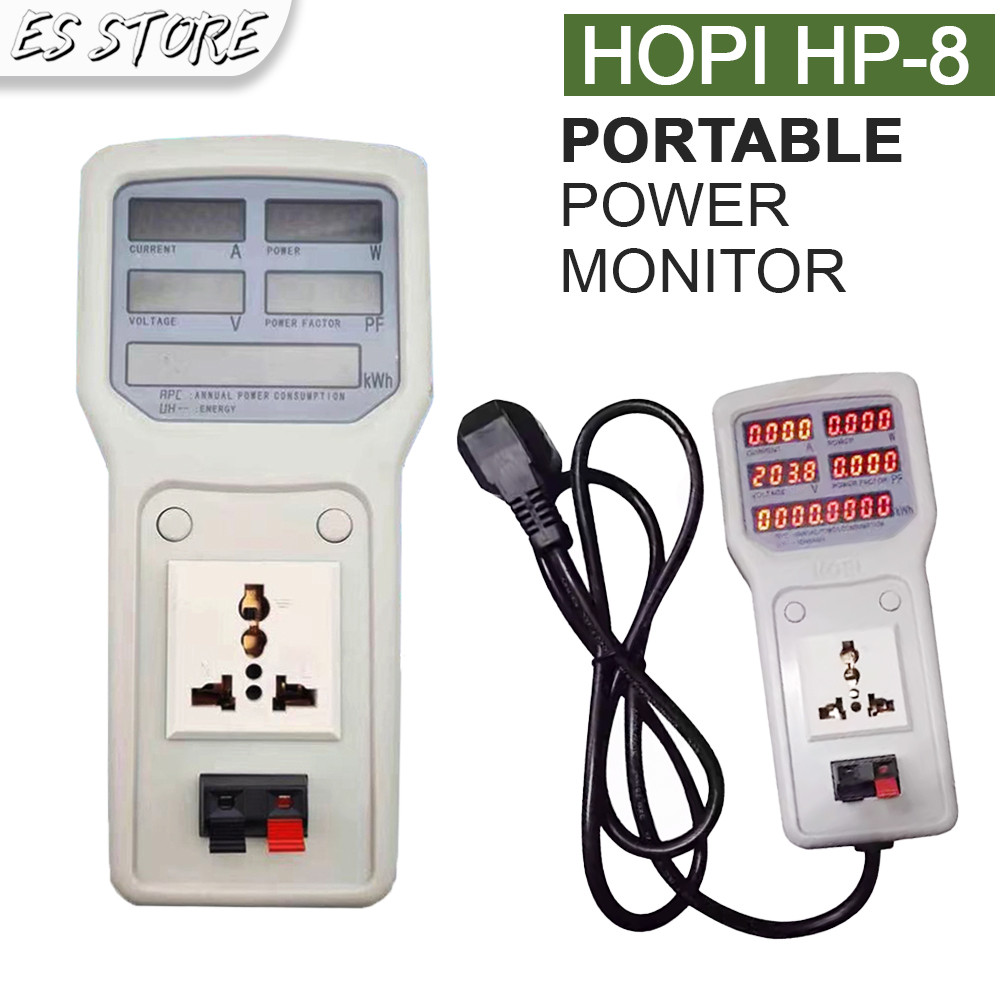 AC DISPLAY HOPI POWER MONITOR HP-8 PORTABLE POWER MONITOR AC POWER ...