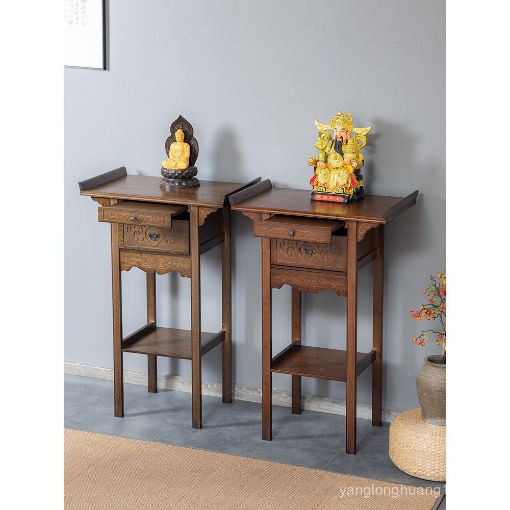 Solid Wood Console Tables Chinese Buddha Niche Altar Economical Altar ...
