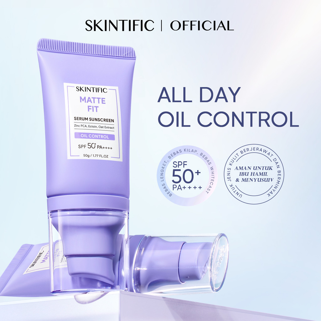 SKINTIFIC Matte Fit Serum Sunscreen 50g SPF50+ PA++++ Sun UV Protection ...