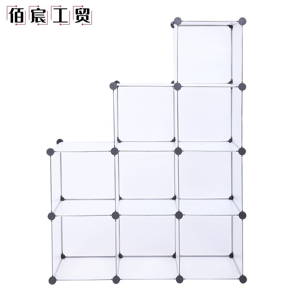 Plastic Simple Rack Storage Cabinet Simple Multi-Layer Floor Student ...