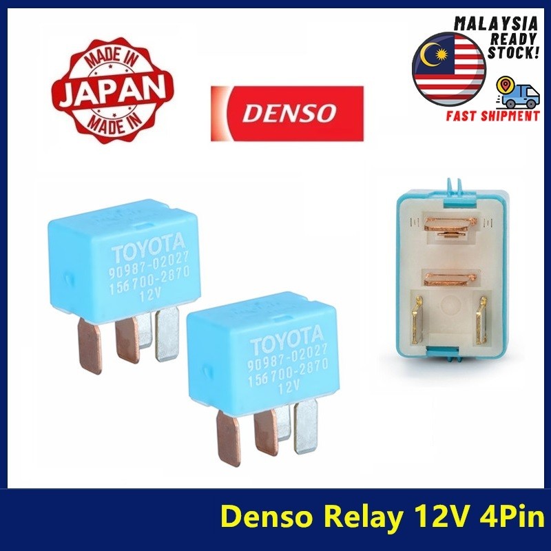 Denso Relay 12V 4Pin Head Lamp Relay / Air Condition Relay / Power ...