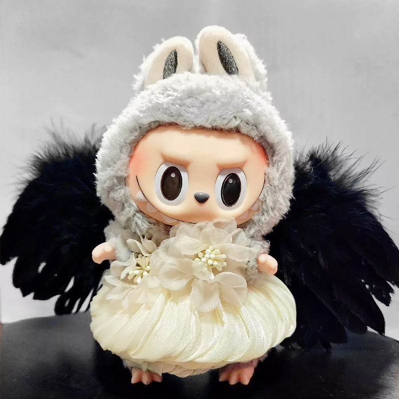 labubu wings decoration for 15-17cm labubu toy wings Cute angel wing ...