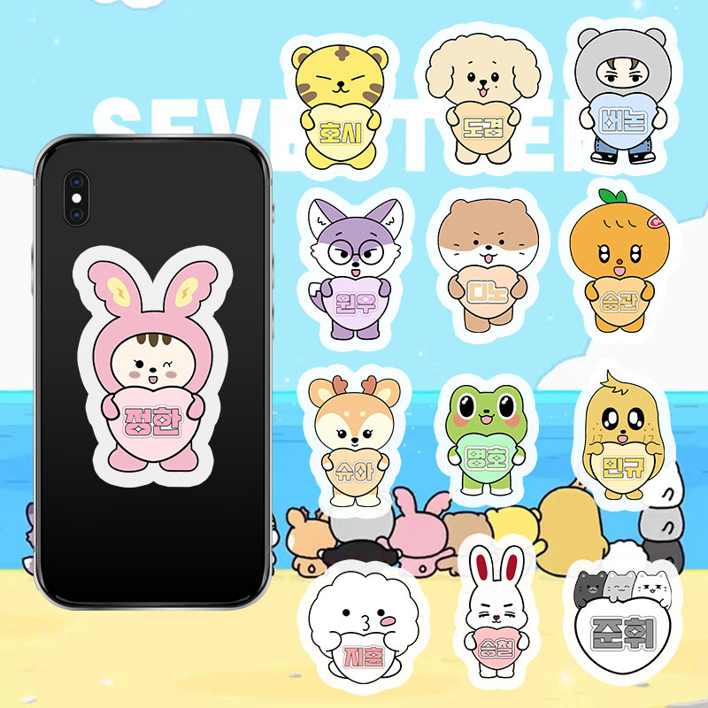 Kpop Idol Seventeen Cute Cartoon Animal Series Acrylic Keychain ...