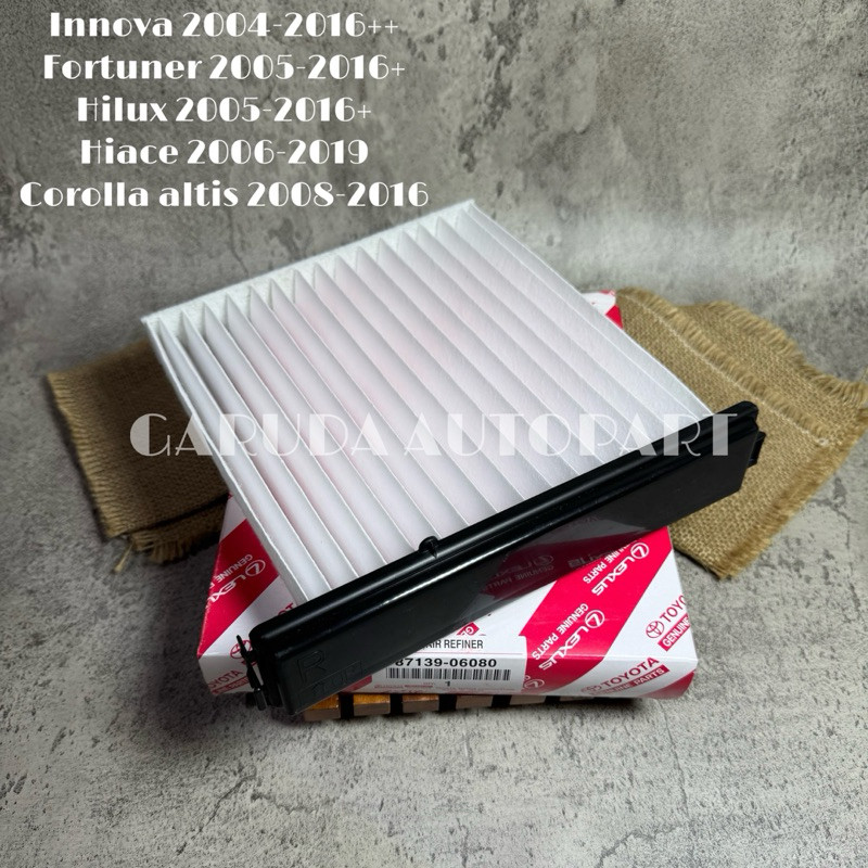 Complete ac filter package + ac filter cover for Toyota Innova Fortuner ...