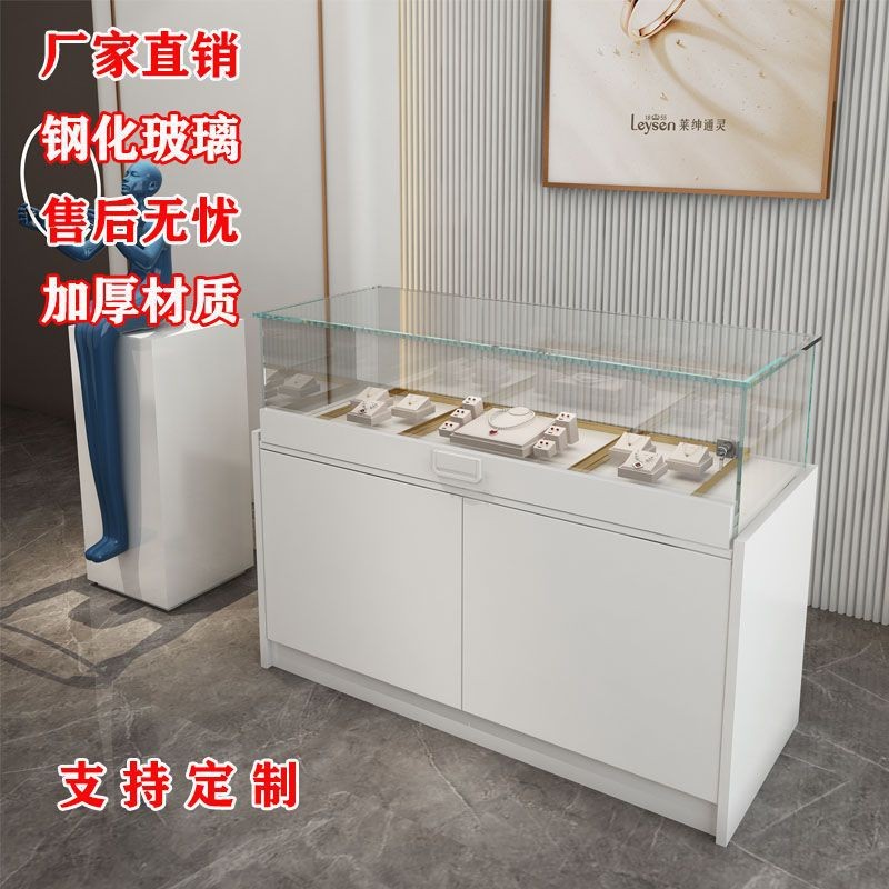 Jewelry Exhibition Counter Museum Display Cabinet Made of Glass Jade ...