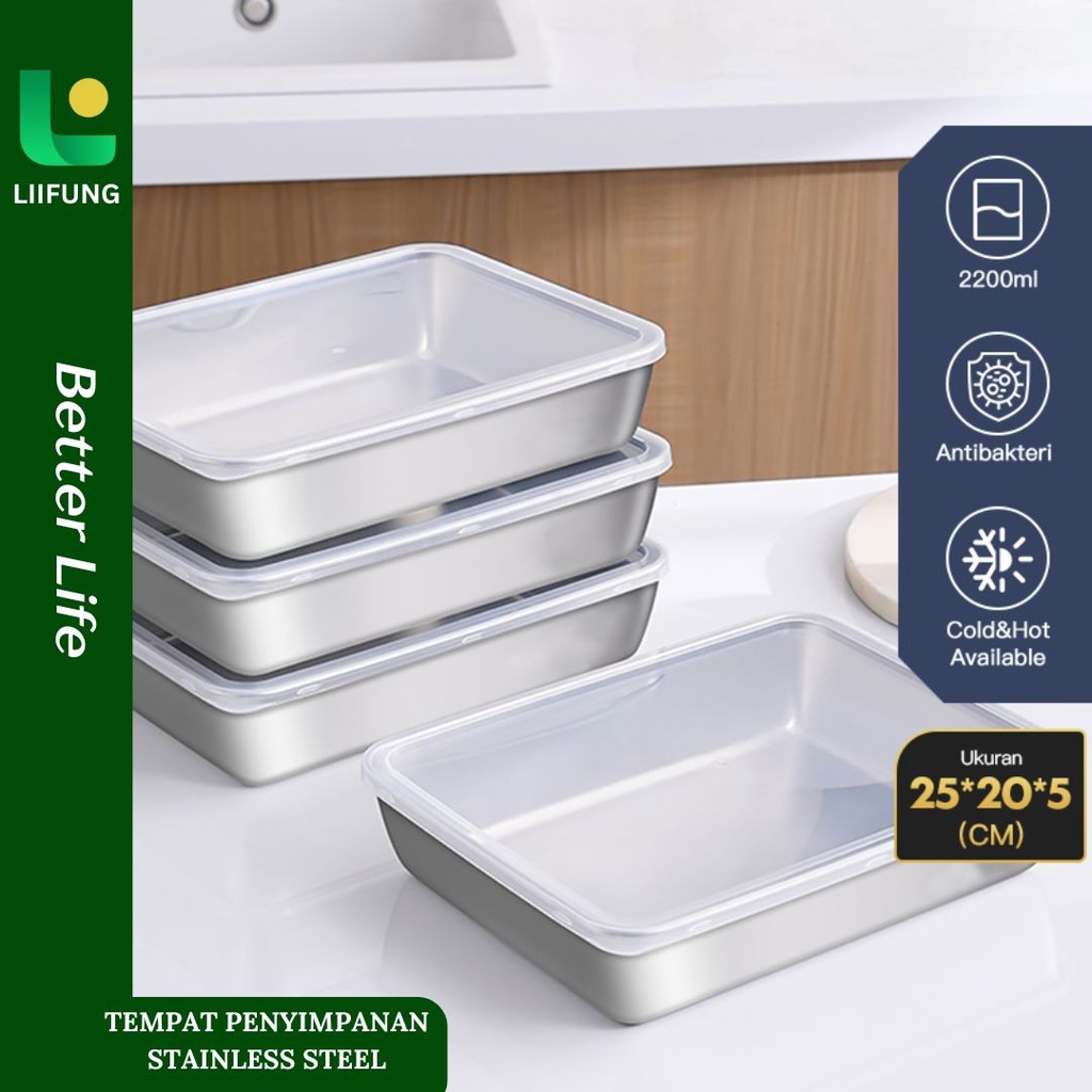 Stainless Food Storage 5pcs, Stainless Steel Lunch Box, Multifunctional ...