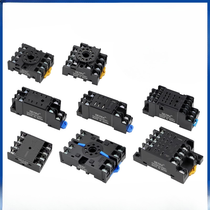 Relay Base PYF08A PTF08A 8-Hole Small Intermediate Relay Socket 8-Pin ...