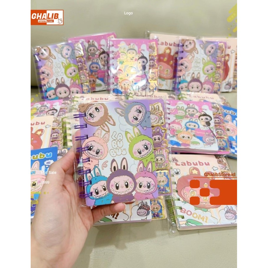 Labubu Notebook Ring Labubu Notebook Scrapbook Labubu | Shopee Singapore