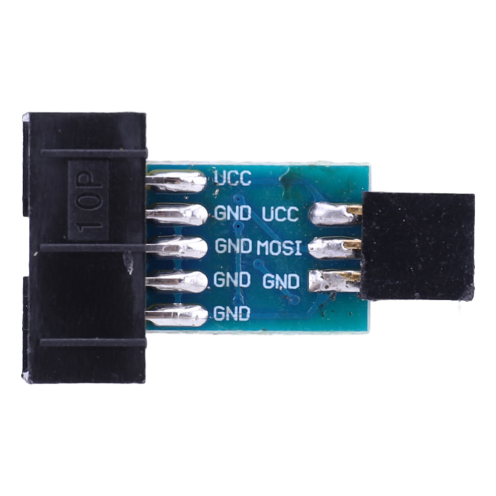 For AVRISP USBASP STK500 10PIN To 6PIN ISP Adapter Board for Arduino ...