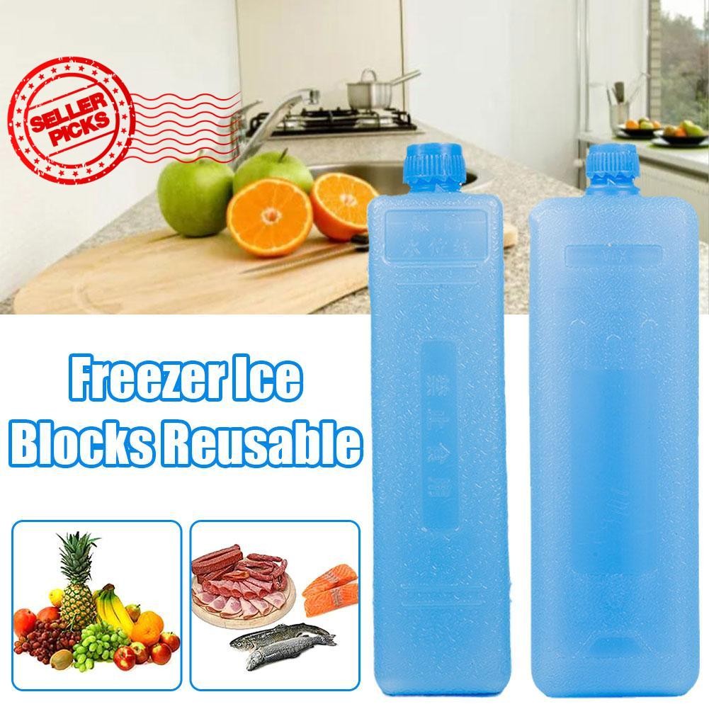 Freezer Ice Blocks Reusable Cool Cooler Pack Bag Freezer Lunch ...
