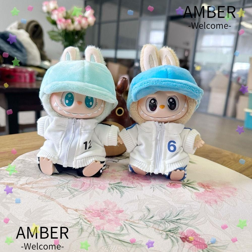 AMBER Labubu Doll Clothes, Cotton Doll Labubu Time To Chill Filled Doll ...