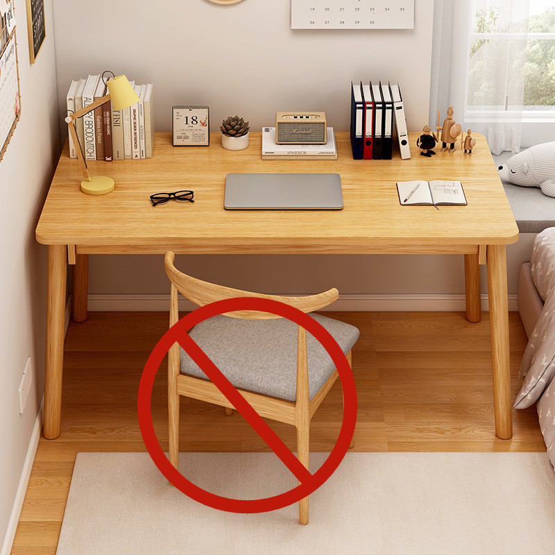 Student Solid Wood Table Simple Modern Desktop Computer Desk Bedroom ...