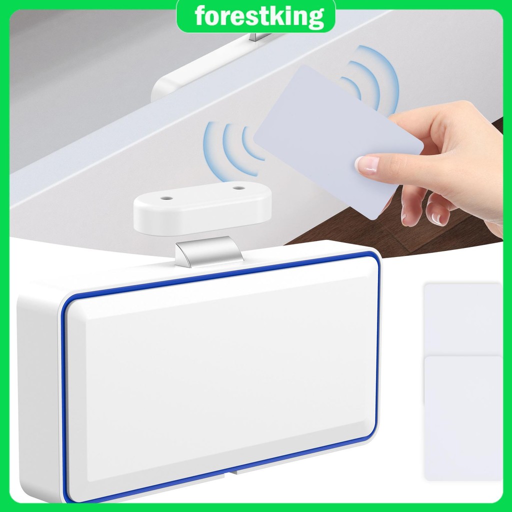 Hidden Cabinet Lock Smart Electronic Drawer Lock No Drill Invisible ...
