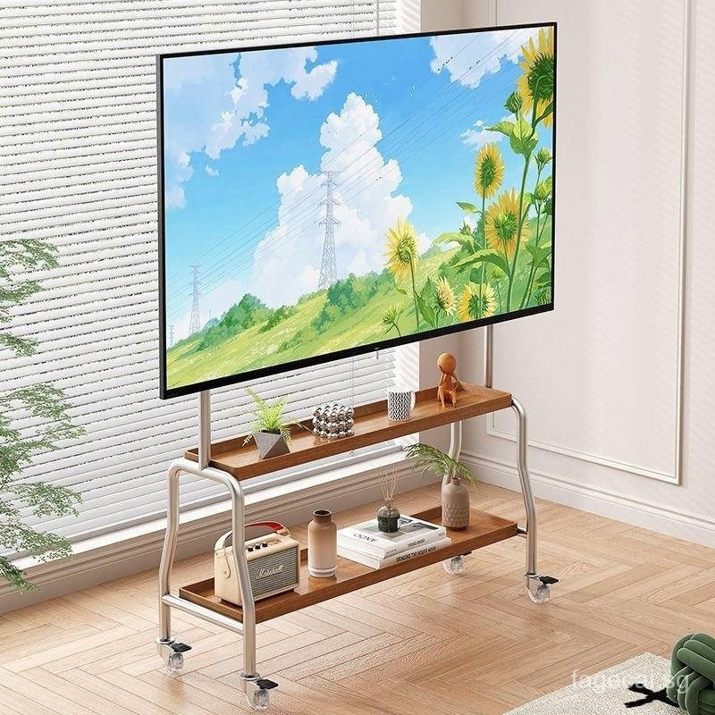 【In stock】TV movable stand, living room, bedroom universal stainless ...