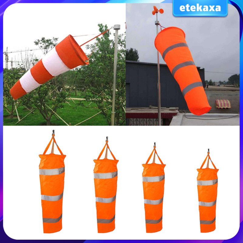 [Etekaxa] Windsock Outdoor Wind Sock Bag Reflective Belt Grommet 60cm ...