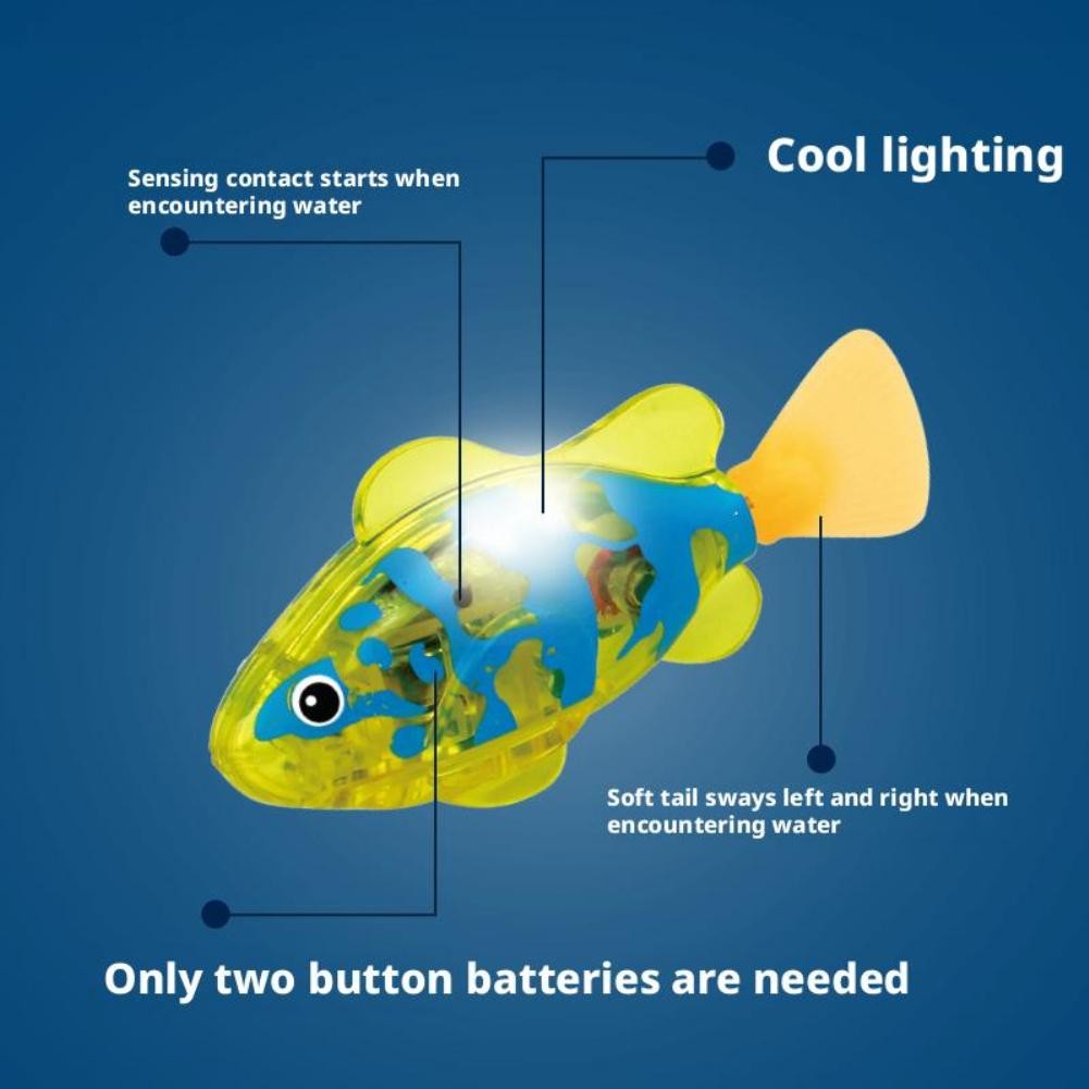 Electric Fish Swimming Electronic Pet Fish Simulation Bath Magic Fish ...