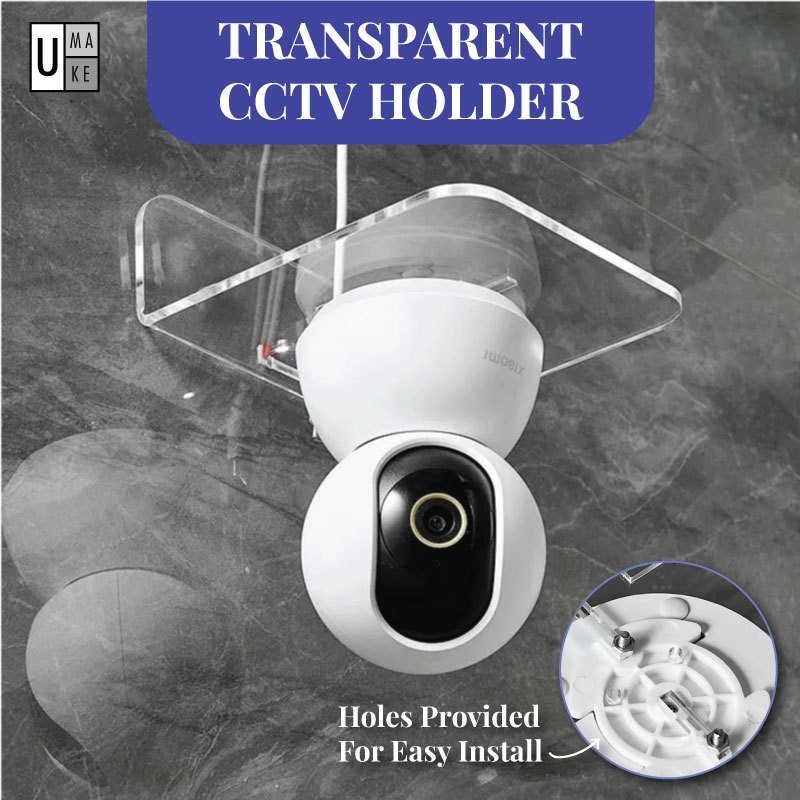 2pc Set CCTV Holder, Camera Rack, Camera Stand, Free-Punch CCTV ...