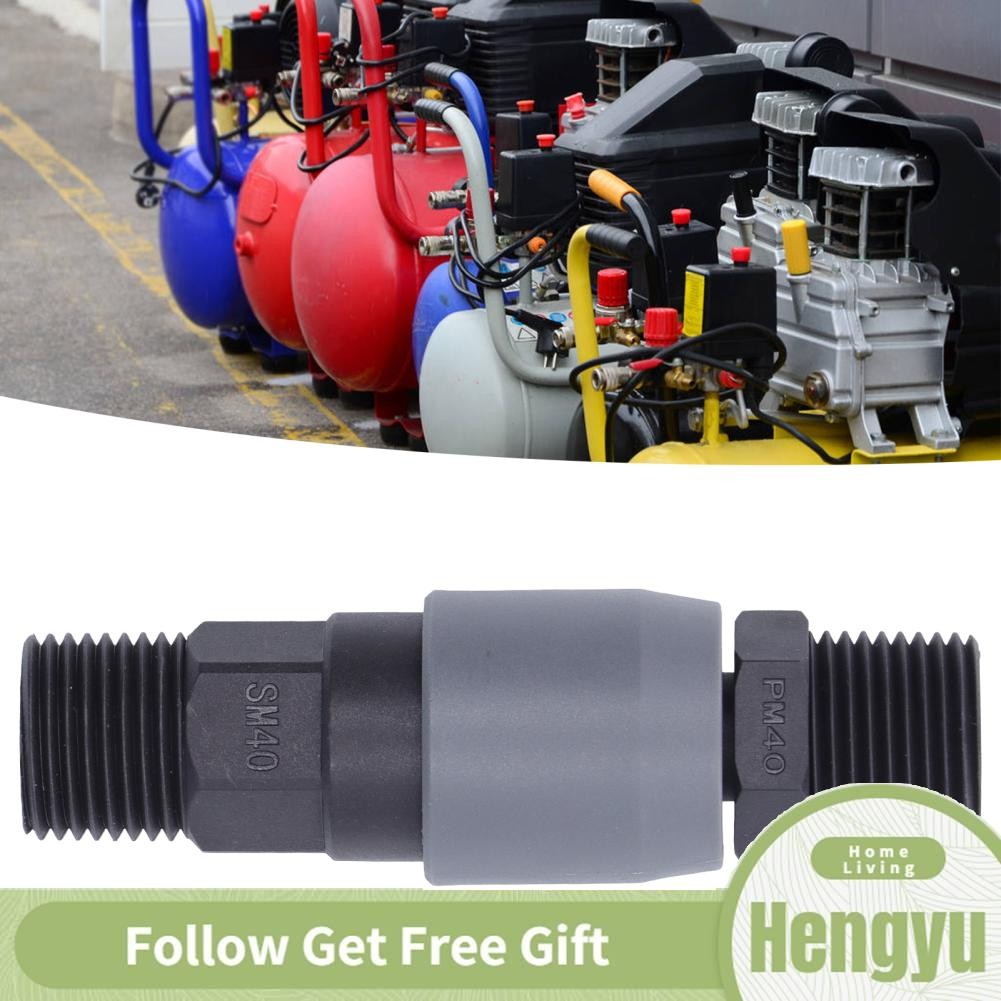 Hengyu C Type Pneumatic Quick Connector Steel Self Locking Air For PU ...