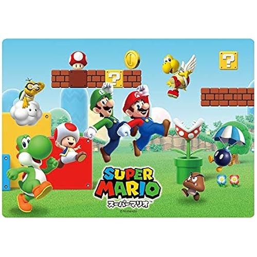 Mitsubishi Chemical Media Super Mario underlay desk pad / nintendo ...