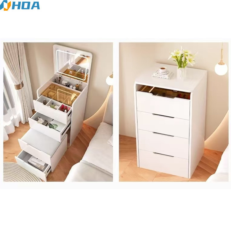 HOA Clamshell Folding Table Removable Vanity Small One-person Dressing ...