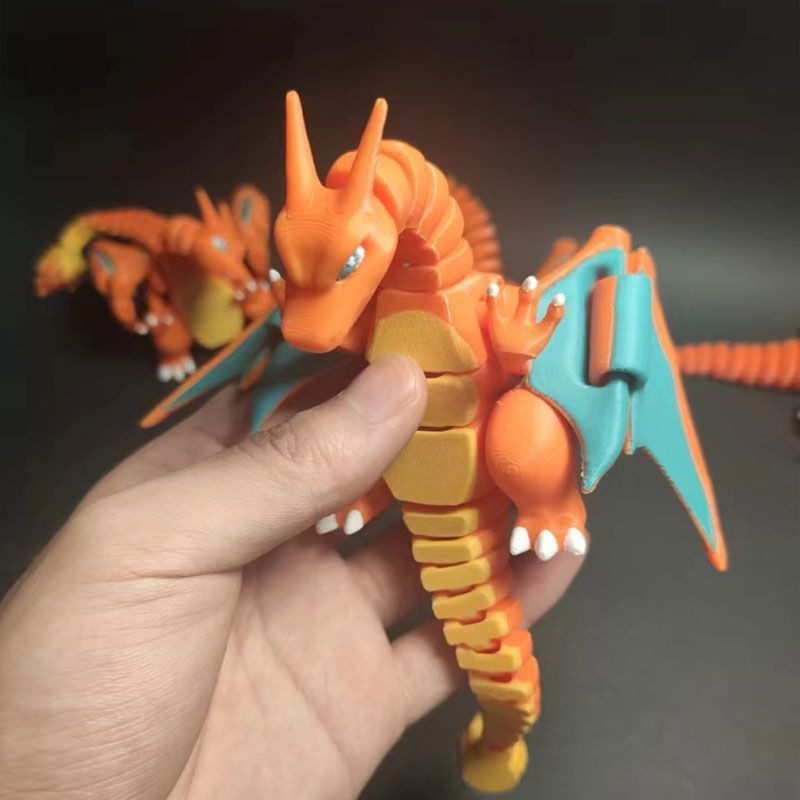 Pokémon Pokémon Hand-Made Three-Dimensional Illustrated Book Charizard ...