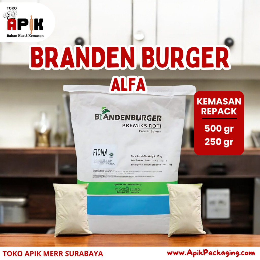Branden BURGER ALFA / ALFA MILK POWDER BRANDEN BURGER PREMIX BREAD ...