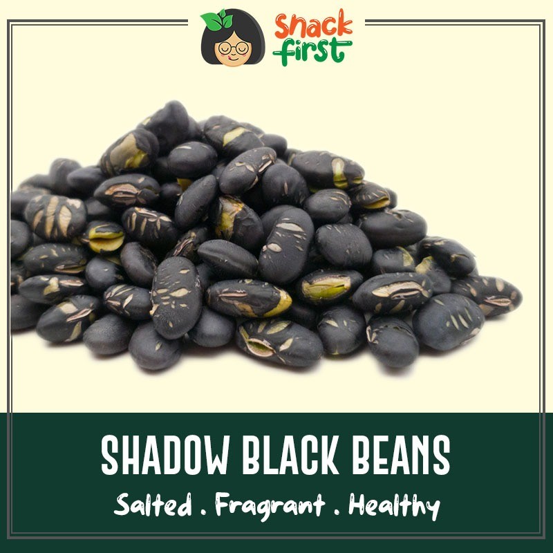 SnackFirst Roasted Black Beans 200g/1kg Healthy Seeds Nuts Salted ...