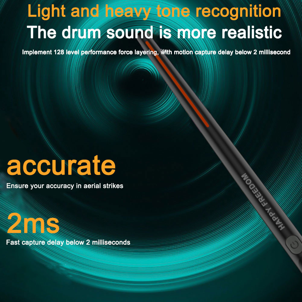 [Okhello.sg] Air Drum with Drumsticks Portable Smart Electronic Drum ...