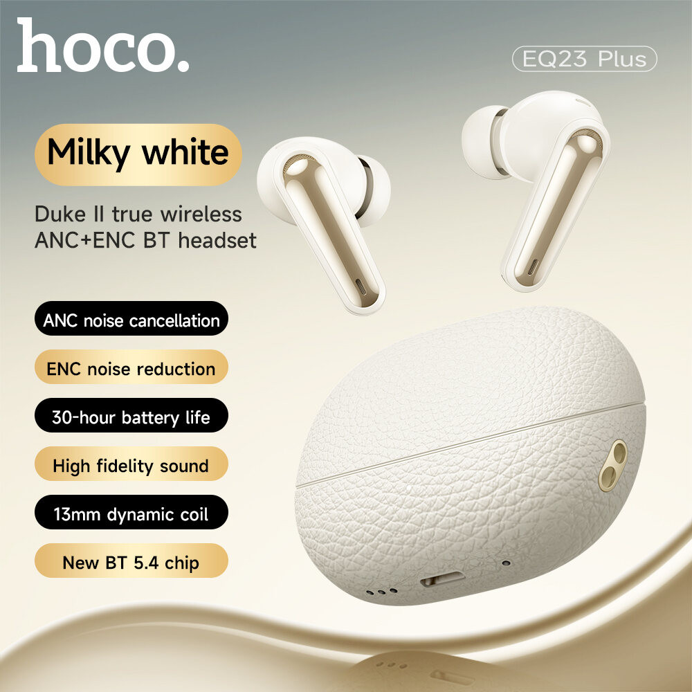 【NEW】HOCO EQ23 Plus TWS True Wireless Headset ANC+ENC Noise Reduction ...