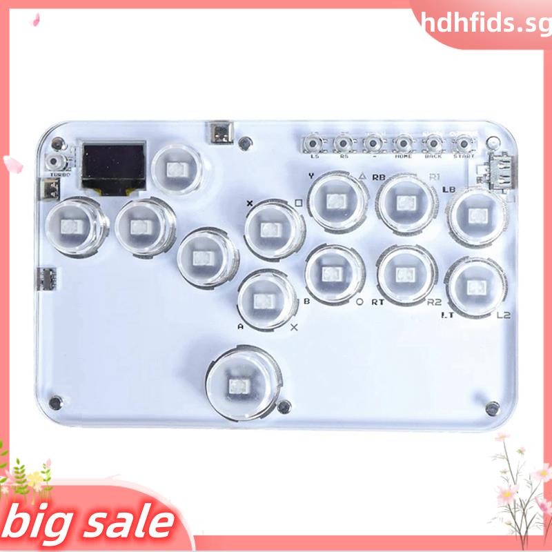 13key Mini Hitbox Keyboard Arcade Joystick Leverless Controller Fight ...