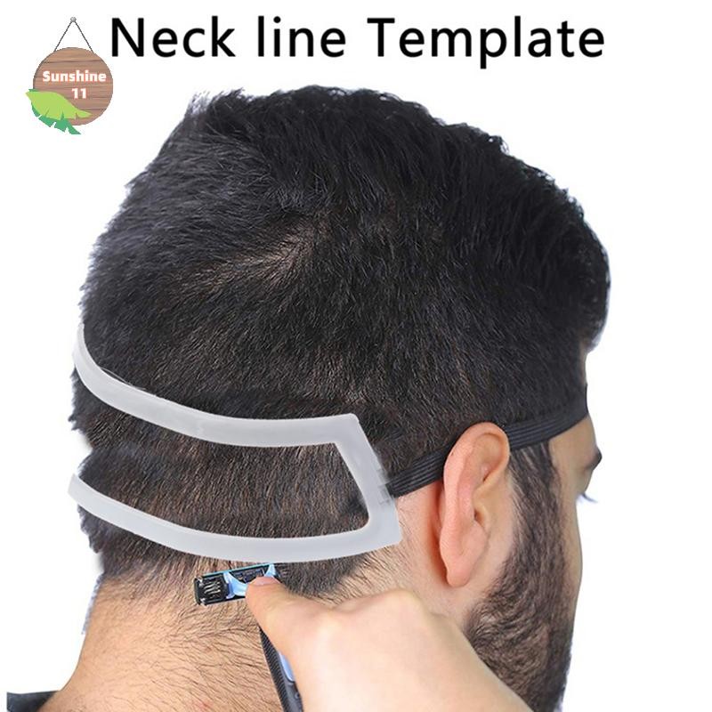 Sunshine White Neck Hair Line Guide Neckline Hairline Haircuts Template ...