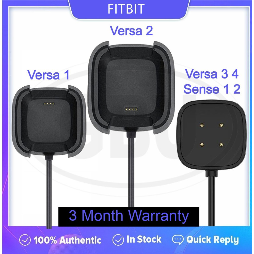 Fitbit Versa / Versa Lite / Versa 2 / Versa 3 / Versa 4 Smartwatch USB ...