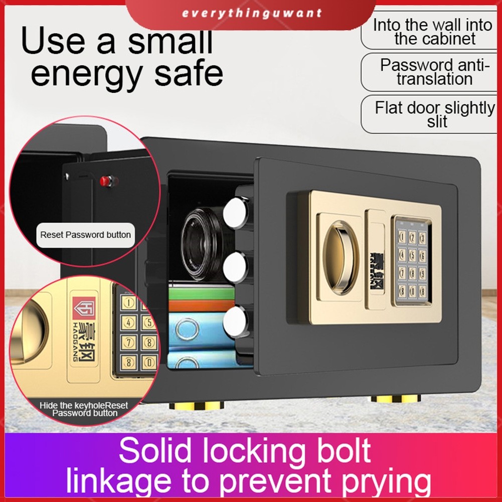 2025 NEW Small Fireproof Safe Box, Home Safe Waterproof with Digital ...