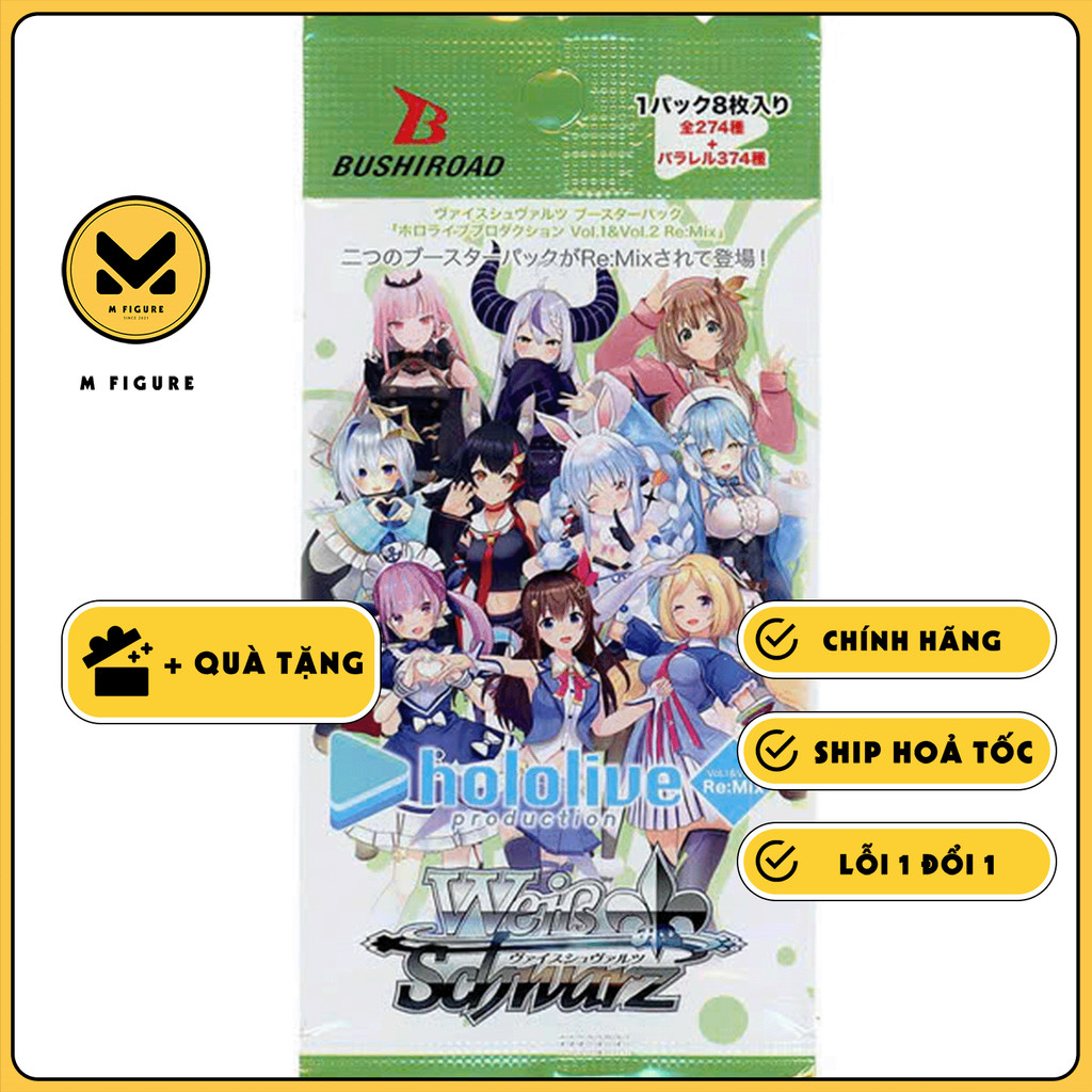 Weiss Schwarz CARD - Booster PACK - Hololive Production Vol.1 and Vol.2 ...