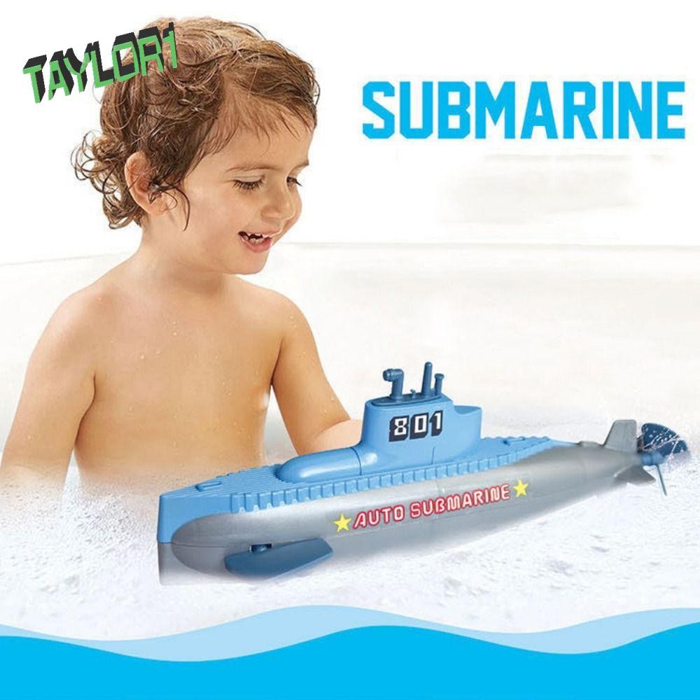 Taylor1 Playing Submarine Toys Diver Spring Bath Shower Toys Cute