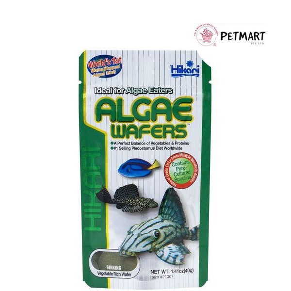 Hikari Algae Wafers Rapidly Sinking Wafer Fish Food 40g | Shopee Singapore