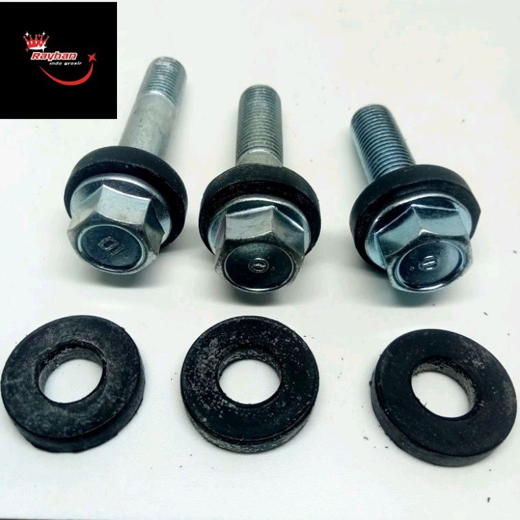 Bolt FLANGE RUBBER M10X40 M10X45 M10X50 ORIGINAL BOLT/ 14 M10 LENGTH ...