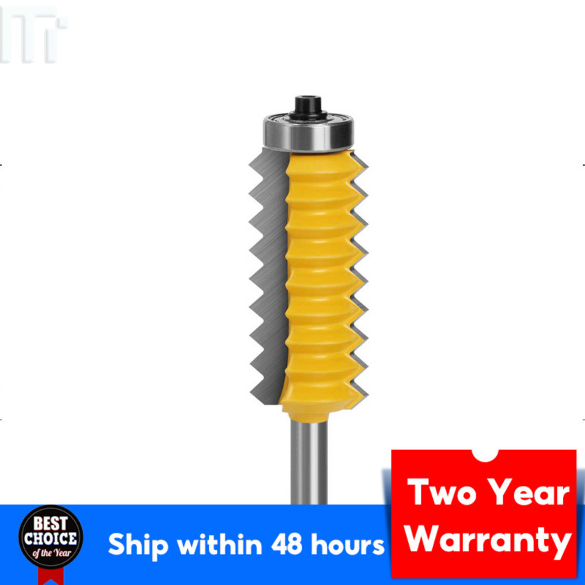 1 Pc 8mm Shank Rail Reversible Finger Joint Glue Router Bit Cone Tenon ...