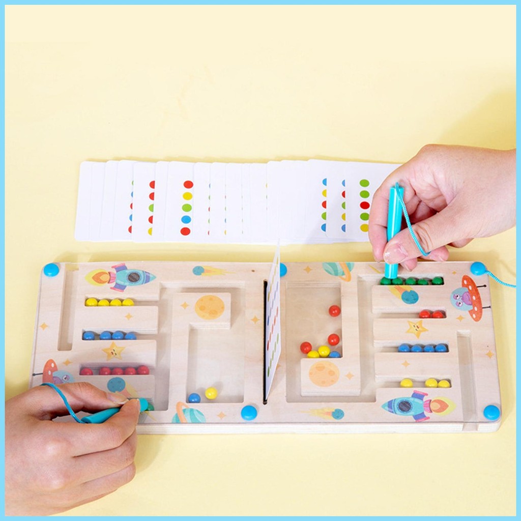 Board Beads Game Stacking Board Games Bead Toys Educational Toys ...