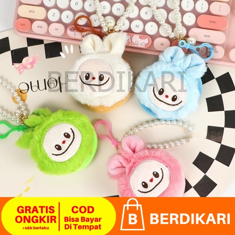 GANTUNGAN Labubu Pouch keychain labubu Ganci labubu Cute Coin Purse The ...